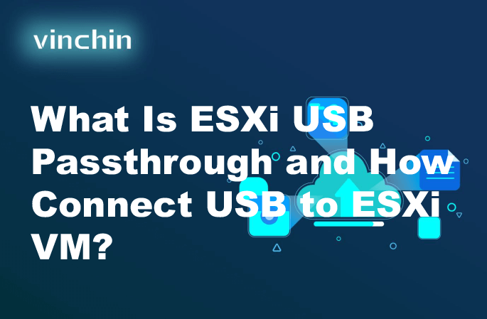¿Qué es el passthrough USB de ESXi y cómo conectar un USB a una VM de ESXi? | Vinchin Backup