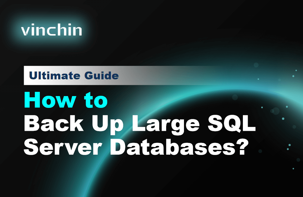 So sichern Sie große SQL Server-Datenbanken | Vinchin Backup