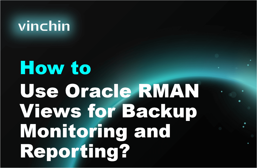 How to Use Oracle RMAN Views for Backup Monitoring and Reporting? | Vinchin Backup