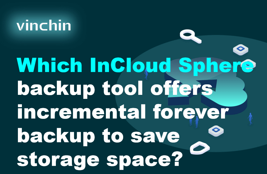 Which InCloud Sphere backup tool offers incremental forever backup to ...