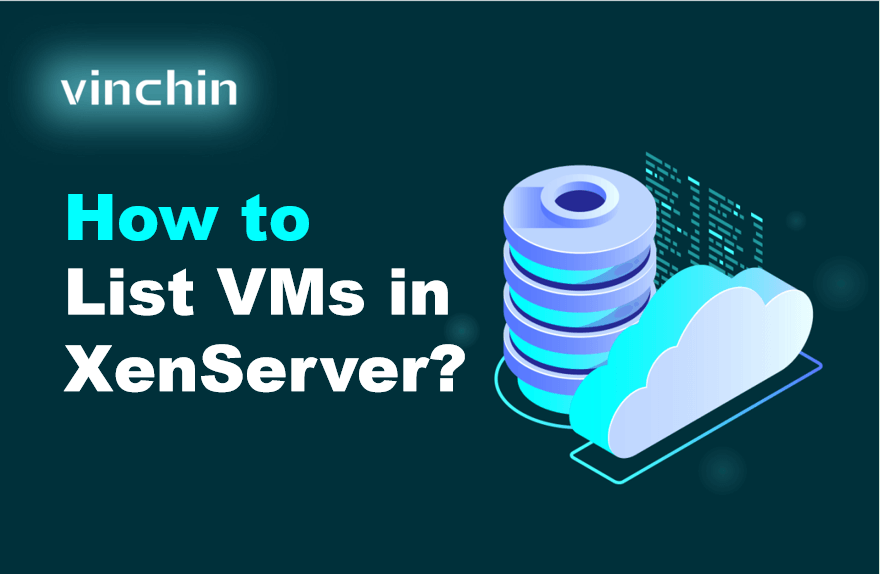 ¿Cómo listar máquinas virtuales en XenServer? | Vinchin Backup