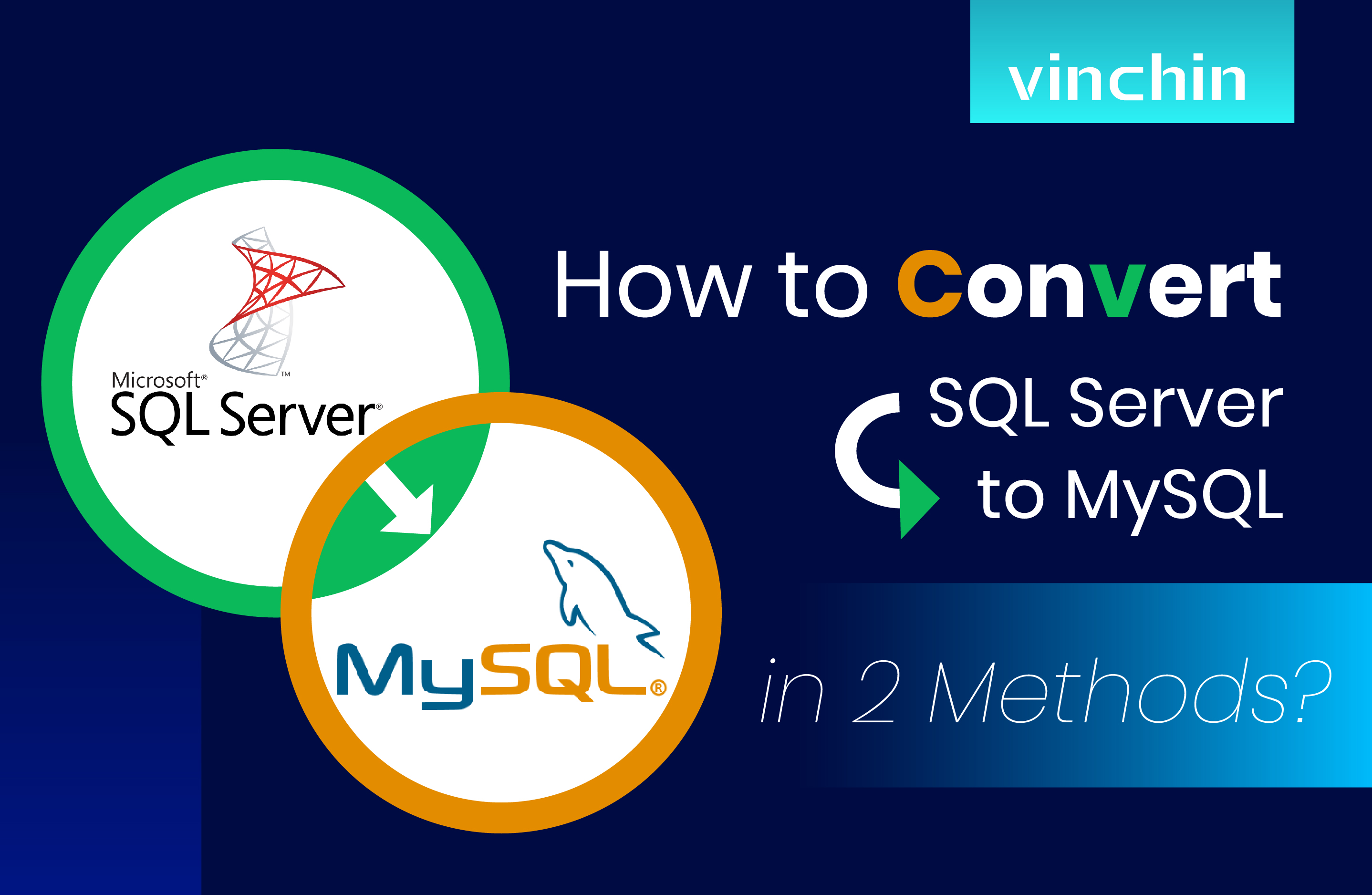 How To Convert SQL Server To MySQL In 2 Methods Vinchin Backup
